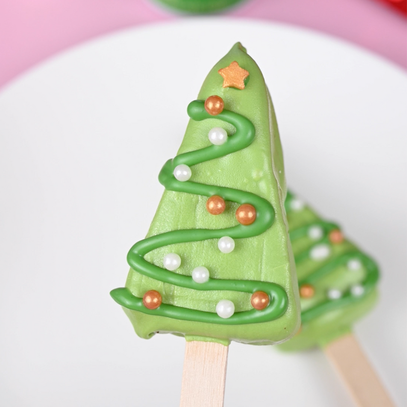 Colour Mill | Christmas Tree Cake Pop